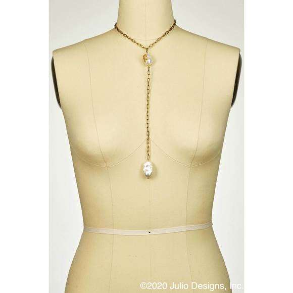 JULIO JEWELRY | Jewelry | New Julio Jewelry Bar None Necklace In Gold ...
